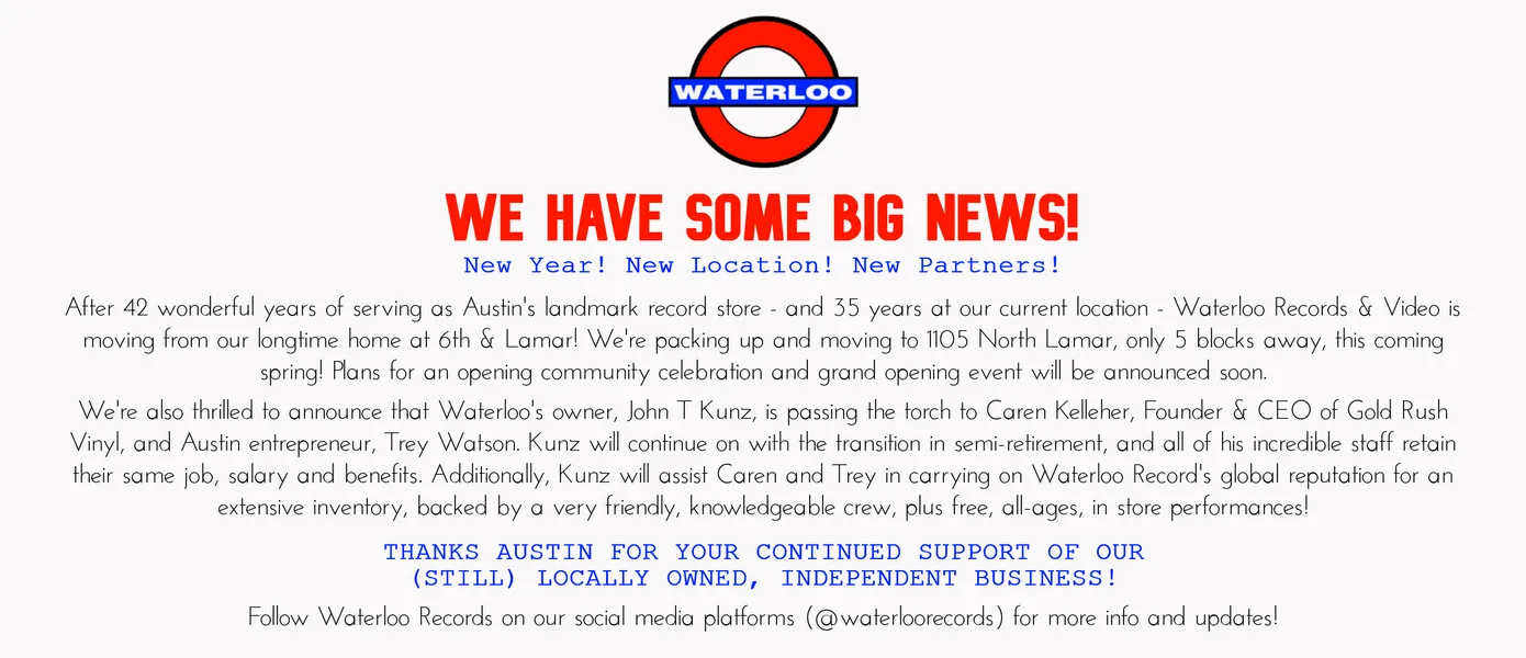 Home | Waterloo Records