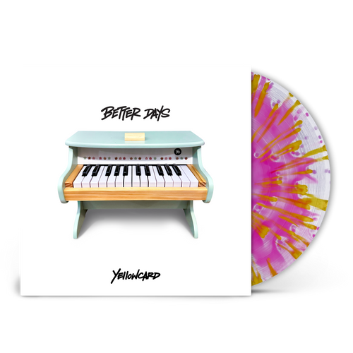 Yellowcard - Better Days [Indie Exclusive Pink & Yellow Splatter ...