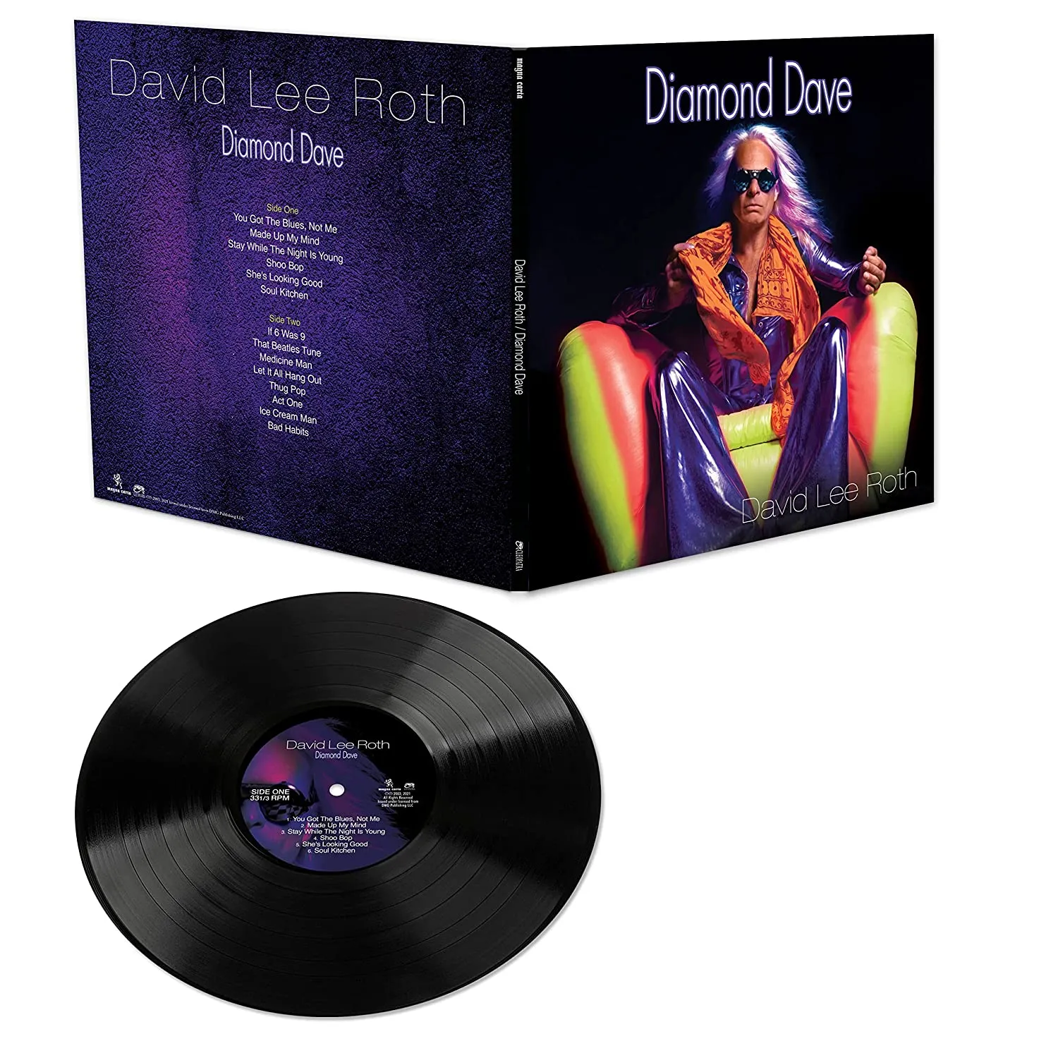 David Lee Roth - Diamond Dave [Black LP] | Easy Street Records