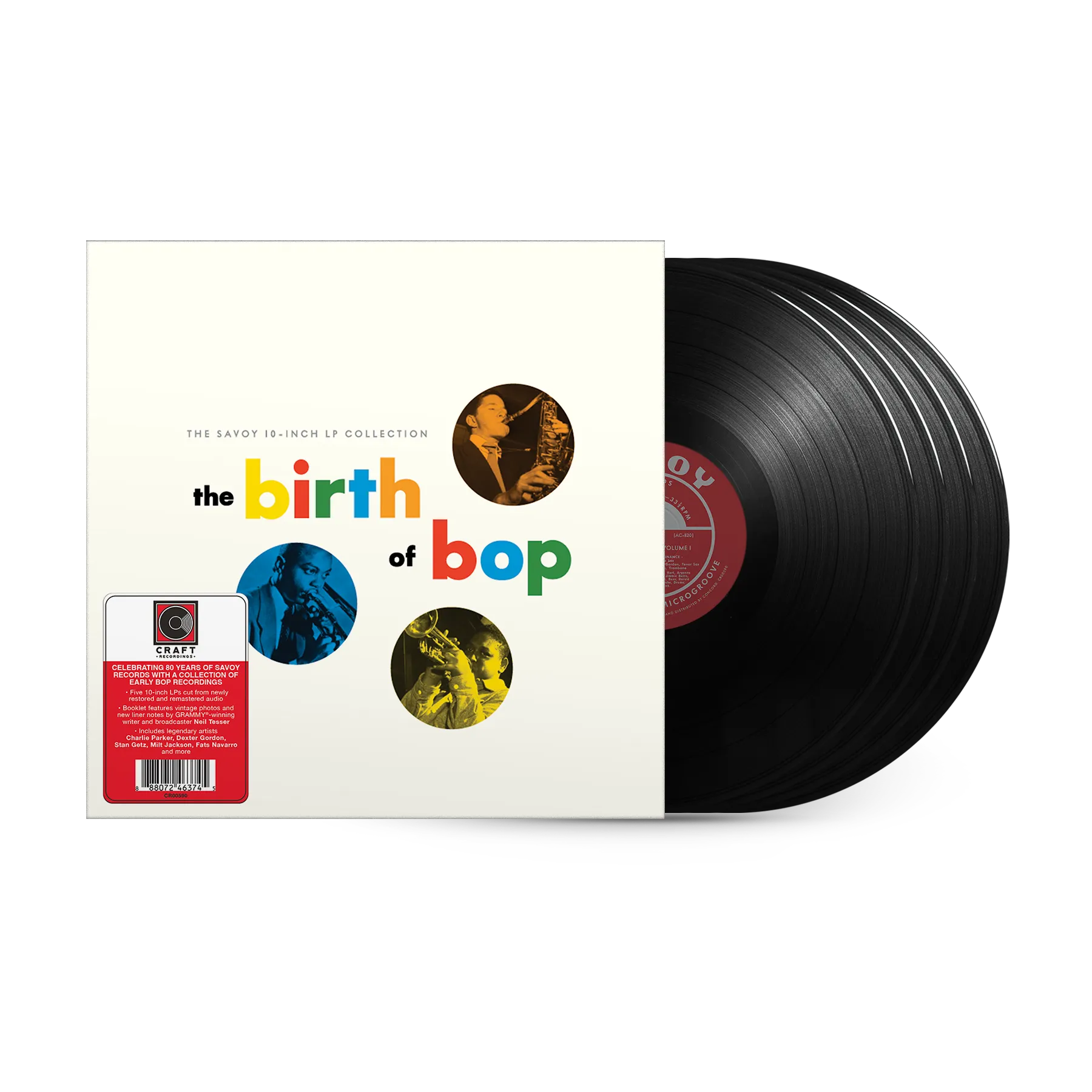 Various Artists - The Birth Of Bop: The Savoy 10-Inch LP Collection [5 ...
