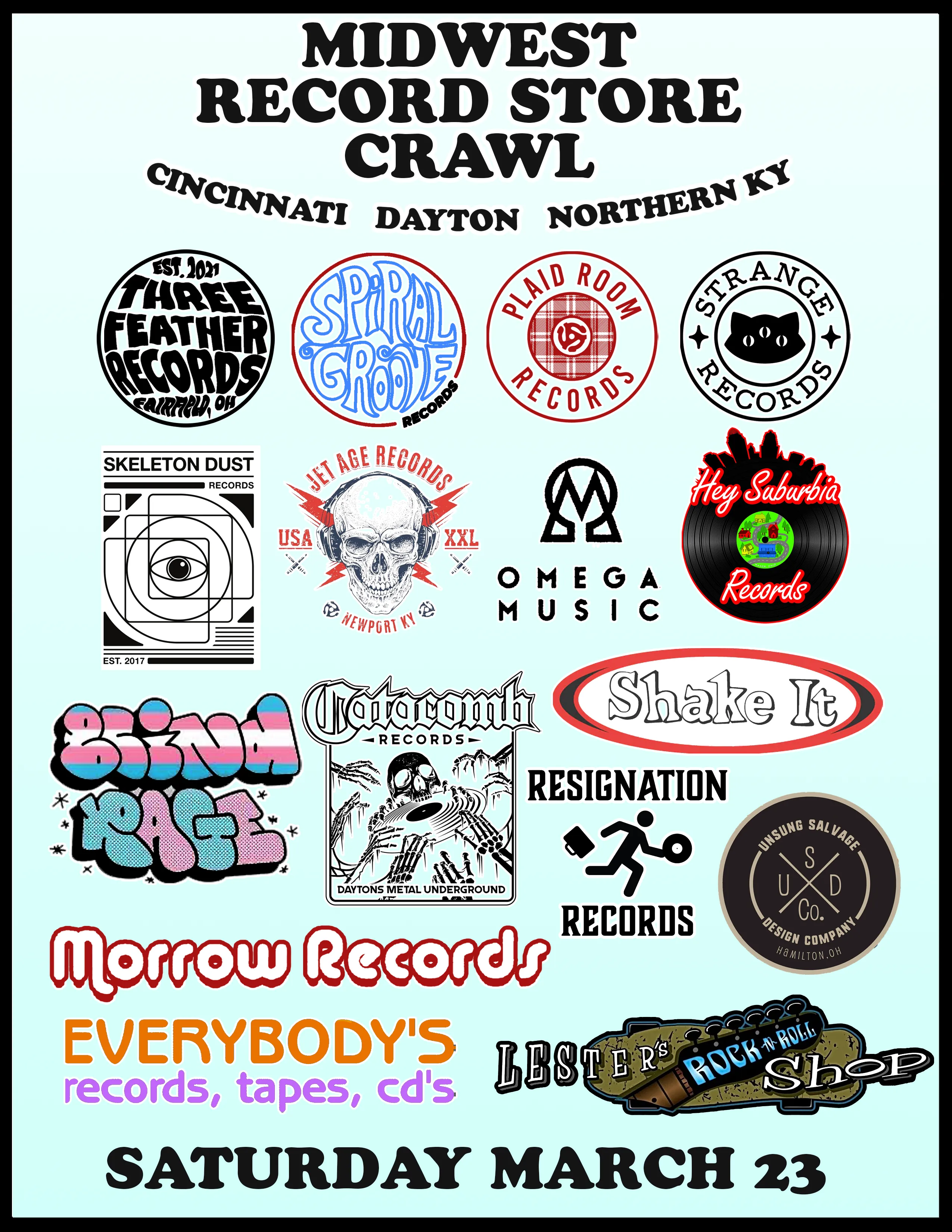 Midwest Record Store Crawl | jetagerecords